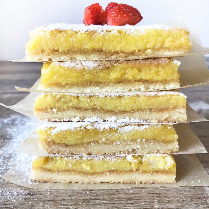 Zesty Keto Lemon Bars (Sugar-Free) - Healthy Life Trainer