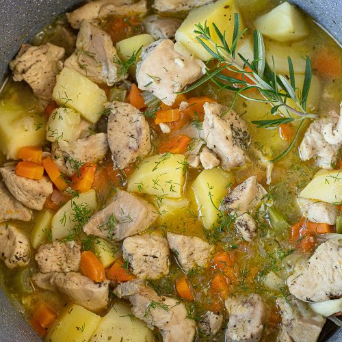 Old Fashioned Chicken Vegetable Stew - Healthy Life Trainer