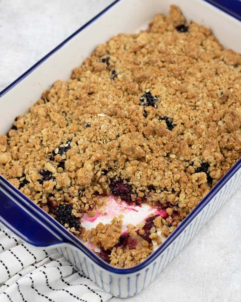 Classic Blackberry Crumble Recipe - Healthy Life Trainer