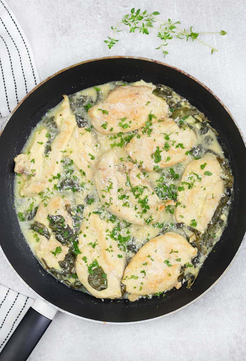 Creamy Crème Fraiche Chicken - Healthy Life Trainer