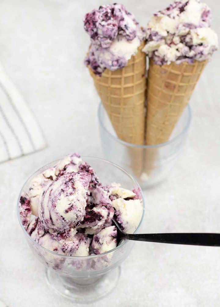 Black Raspberry Ice Cream - No Churn Recipe – Healthy Life Trainer