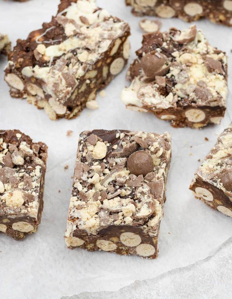 Malteser Tiffin (Chocolate Fridge Cake) - Healthy Life Trainer
