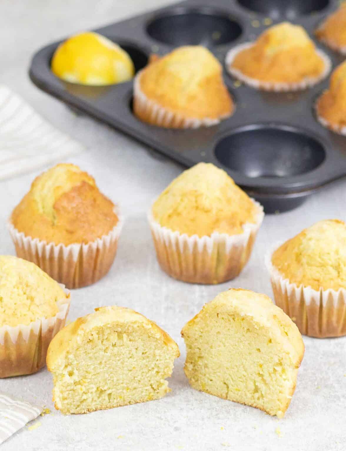 Lemon Drizzle Muffins - Healthy Life Trainer