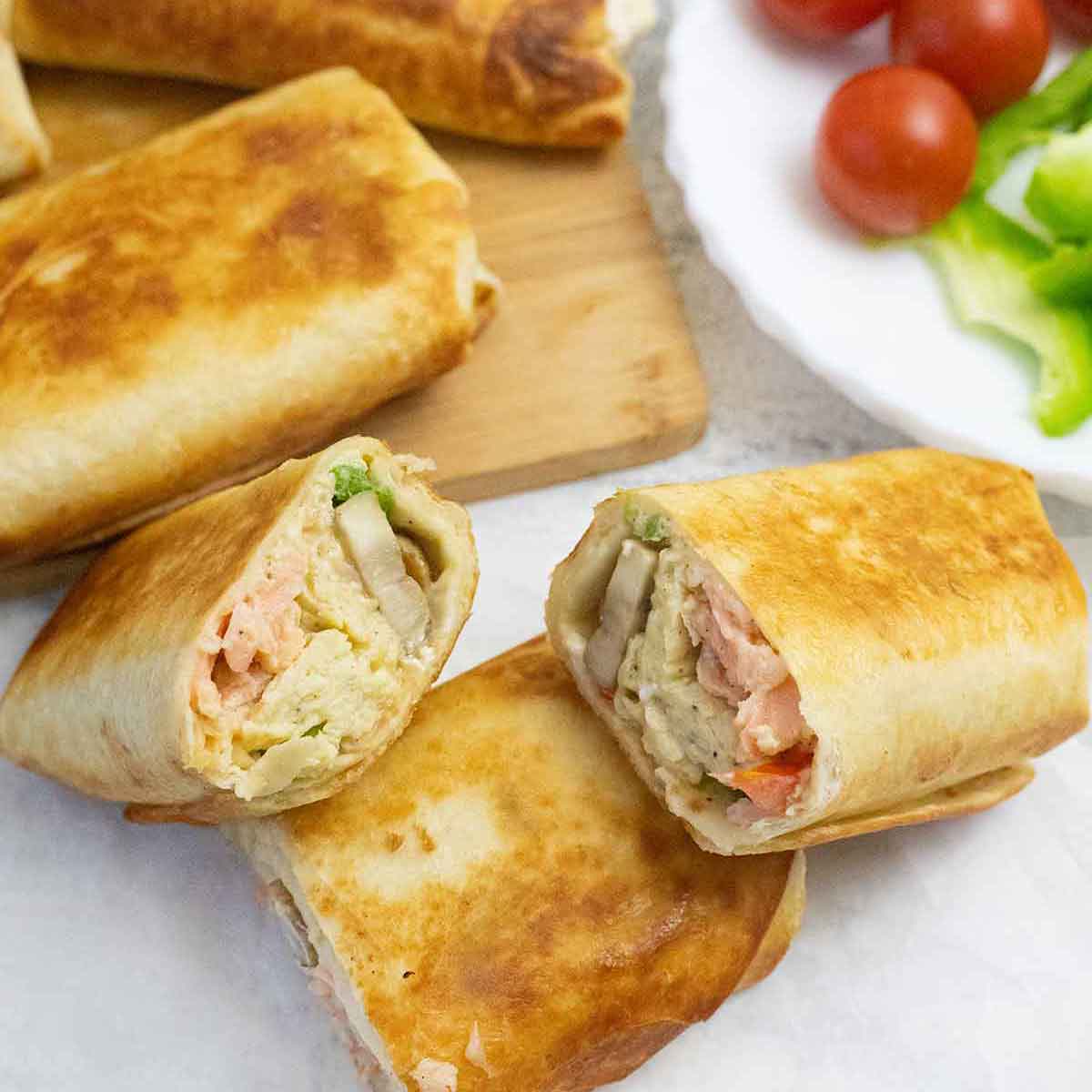 Best Toasted Breakfast Burritos Recipe (Easy) - Healthy Life Trainer