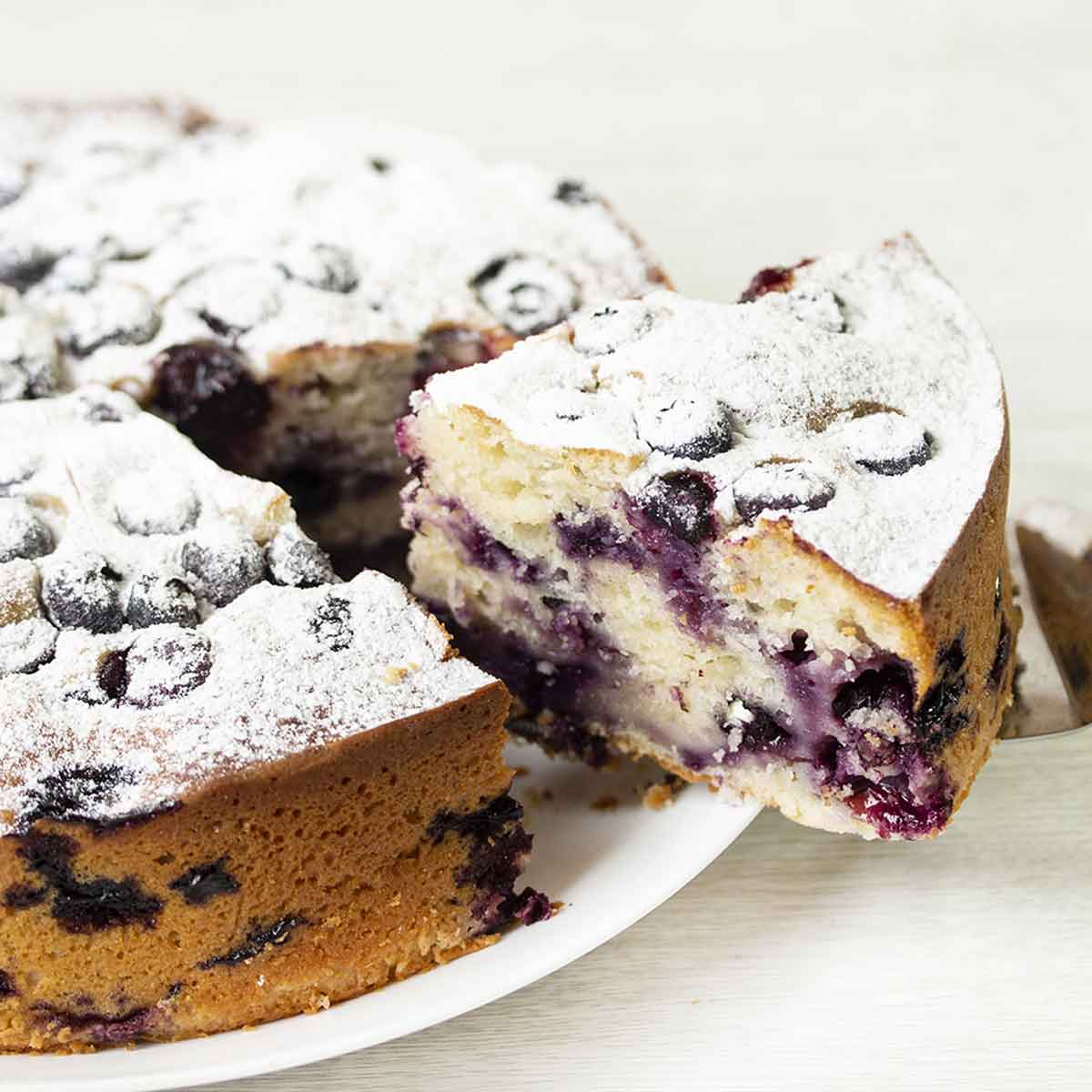 Blueberry Yogurt Cake Recipe - Healthy Life Trainer