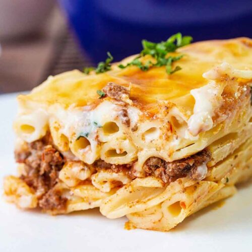 Macaroni Bechamel (Egyptian Baked Pasta) - Healthy Life Trainer