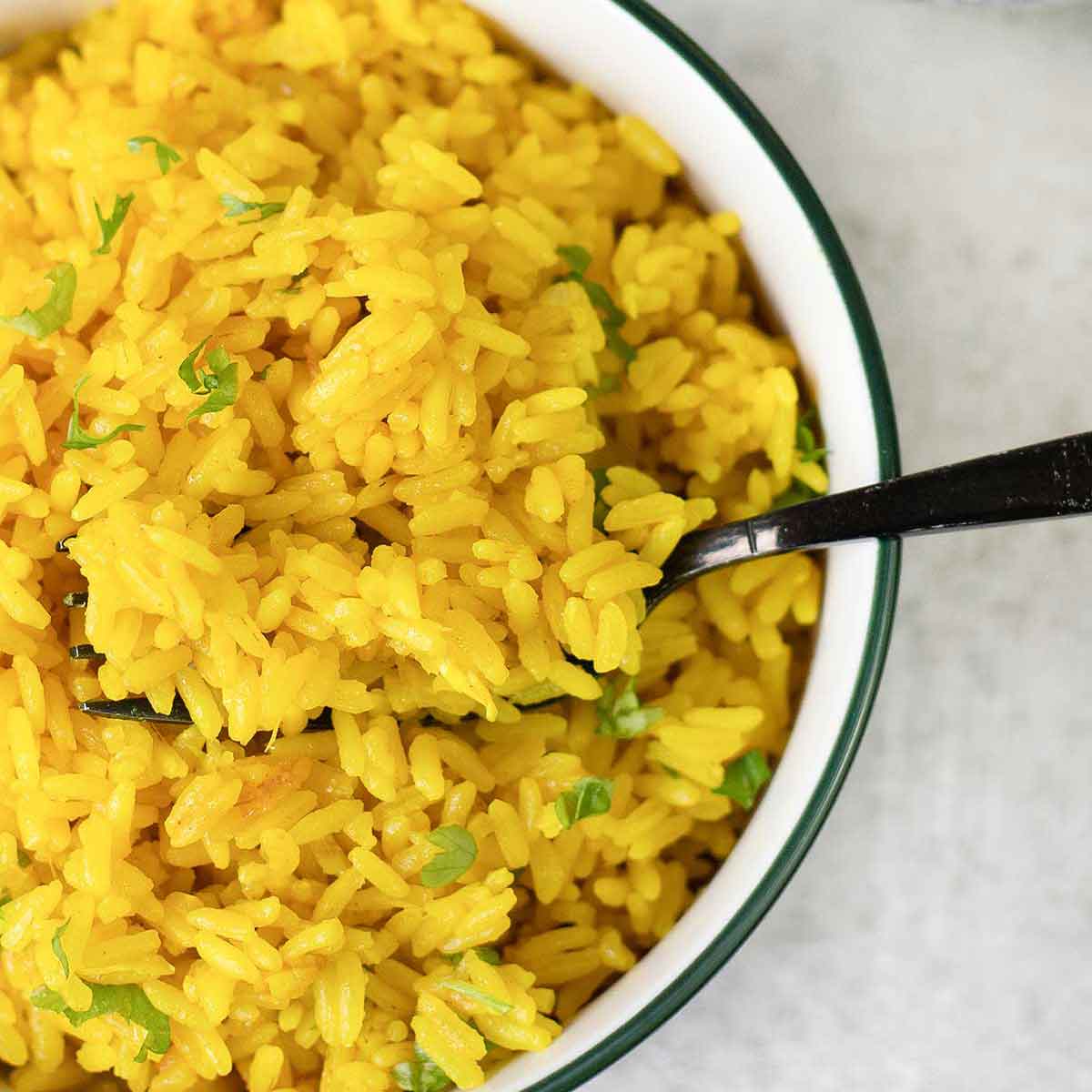 Easy Turmeric Rice Recipe - Healthy Life Trainer